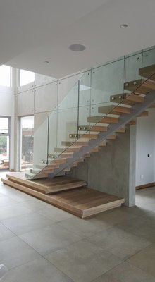 Adjustable 304 Stainless steel standoff for staircase glass railing