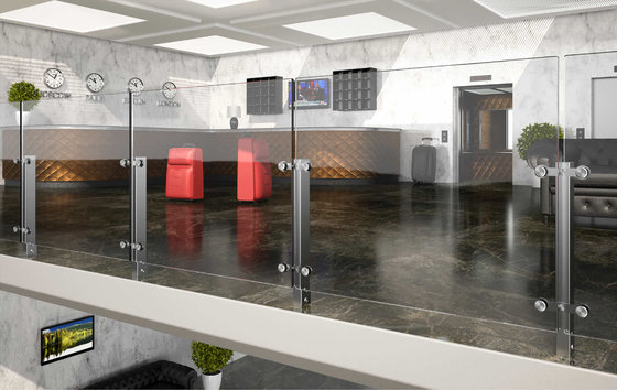 Stainless Steel Glass Railing/ Glass Balustrade for Veranda/ Terrace Design