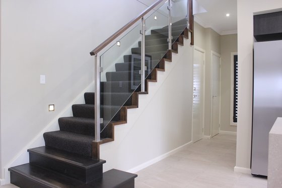 Customized Modern High Quality Stainless Steel Glass Railing for Stairs
