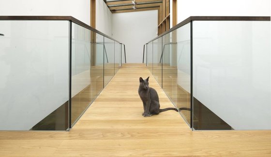 U base channel glass railing with laminated glass aluminum channel for veranda