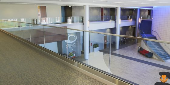 U base channel glass railing with laminated glass aluminum channel for veranda