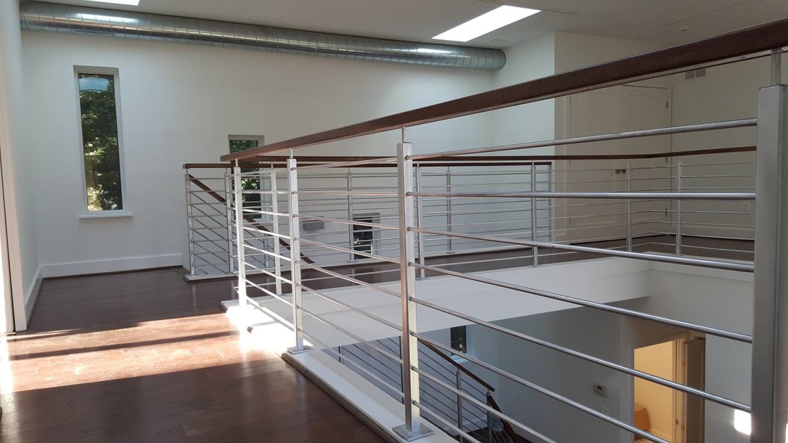 10 Years Warranty Stainless Steel Rod Railing/ Metal Wires Railing for sale