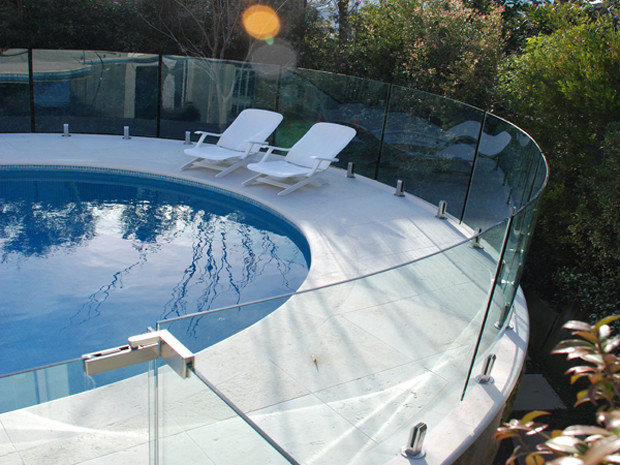 Spigots glass railing frameless glass spigot glass clamp railing for pool fence