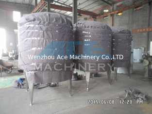 China 500L Sanitary Stainless Steel Juice Mixing Tank with 200rpm Mixing Speed (ACE-JBG-F8) supplier