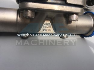 China Stainless Steel Manual Type Clamped Diaphragm Valve (ACE-GMF-A7) supplier