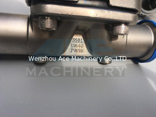 China Stainless Steel Sanitary Diaphrgam Valve with Drain (ACE-GMF-A2) supplier