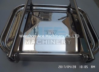 China Chinese Manufacturer Top Selling Sanitary Stainless Steel Tankmanhole Tank Rectangle Manhole supplier