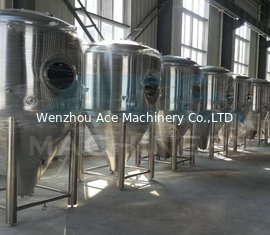 China Sanitary Stainless Steel Wine Fermentation Fermenter Tank 2000l Beer Fermenter For Groggery supplier