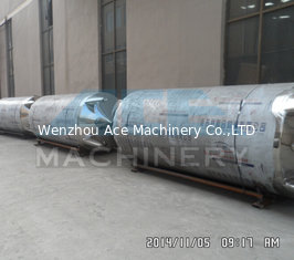 China SS304 Two Motions Mixing Tanks With Platform 3000L Stainless Steel Mixing Tanks With Pump And Filter supplier