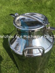 China Two Handles A Grade Safety SGS Certification Tin Milk Can Stainless Steel Milk Can for Sale Milk Bucket supplier