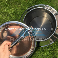 China 50L Milk Can Bucket Cow Goat Dairy Stainless Steel Milker Pail Can Decorative Mini Galvanized Milk Can supplier