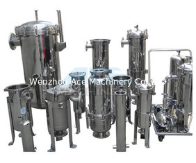 China Sugar Water Filter / Syrup Filter / Resin Filter Ss304 Single Bag Filter For Waste Vegetable Oil Factory supplier