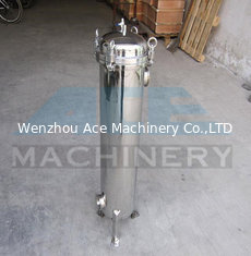 China Stainless Steel Multiple Bag Cartridge Filter For Ultra Purification Bags Water Filter Machine supplier