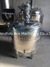 China 3000litres Sanitary Ice Cream Mixing Tank double jacketed mixing tank supplier