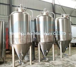 China 50L--10000L Conical Stainless Steel Fermentation Tank Beer Brewing Fermentation Tanks For Sale supplier