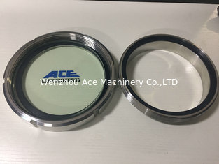China Sanitary Stainless Steel Union Type Weld Tank Sight Glass Food Grade Flash Light Sight Glass-Union Welded End supplier