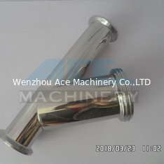 China Stainless Steel Sanitary Threaded-Nut Y-Type Filter Strainer Stainless Steel Hygienic ANSI Flanged Y-Type Strainer supplier