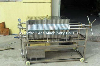 China Industrial Stainless Steel Plate and Frame Filter for Syrup supplier