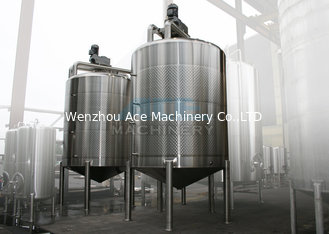 China ACE Machinery Stainless Steel Mixing Tank for Cosmetic, Food and Pharmaceutical Industries supplier