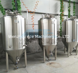 China 1000L Red Copper Shell Inner Stainless Steel Three Vessels Brewhouse with PU Instualtion supplier