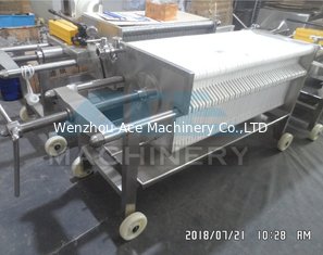 China Fine Precision Filter Press for Endible Oil, Frame Portable Cardboard Filter Press supplier