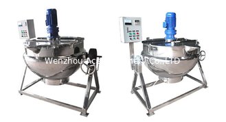 China Jacket Kettle with Agitator Steam Jacket Kettle Boiler Stainless Steel Steam Jacket Kettle with Agitator supplier