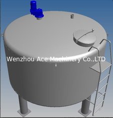China SUS304 or 316L Stainless Steel Tank Suppliers Mixing Vats Stainless Steel Food Sanitary 1000L Milk Mixing Vat supplier