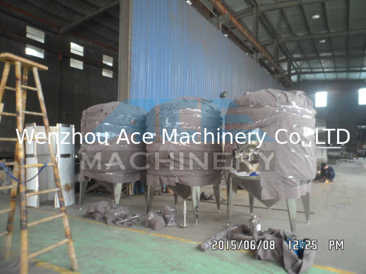 500L Sanitary Stainless Steel Juice Mixing Tank with 200rpm Mixing Speed (ACE-JBG-F8) supplier