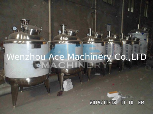 500litres Sanitary High Quality Stainless Steel Mixing Tank (ACE-JBG-0.5) supplier
