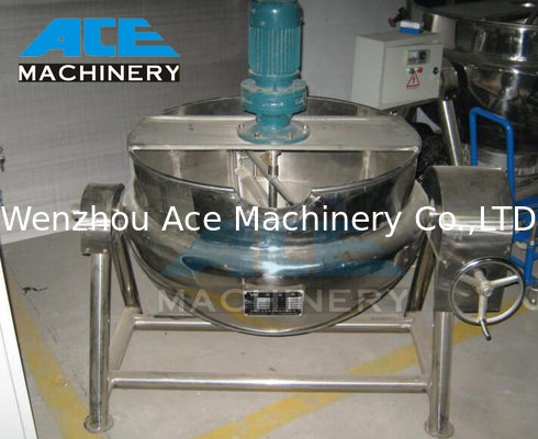 Jacket Kettle with Agitator Steam Jacket Kettle Boiler Stainless Steel Steam Jacket Kettle with Agitator supplier