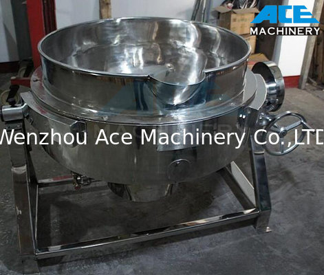 Steam Heating Stainless Steel Jacketed Kettle 50-1000L (ACE-JCG-F8) supplier