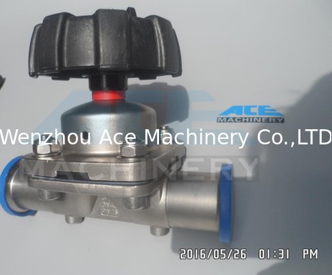 Sanitary Stainless Steel 3 Way U Type Diaphragm Valve (ACE-GMF-W1) supplier
