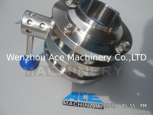 Stainless Steel Manual Threaded Butterfly Valve (ACE-DF-2C) supplier