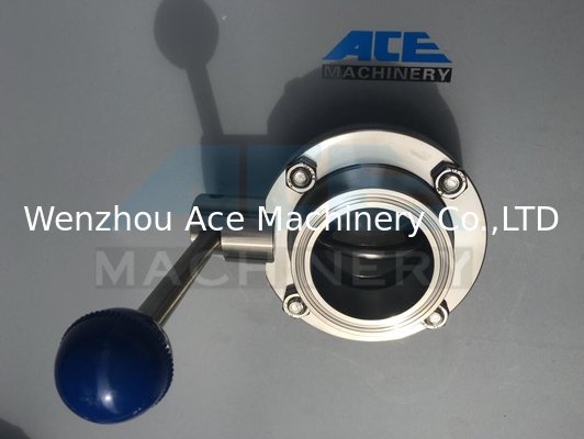 Stainless Steel Manual Welded/Threaded Butterfly Valve (ACE-DF-4D) supplier