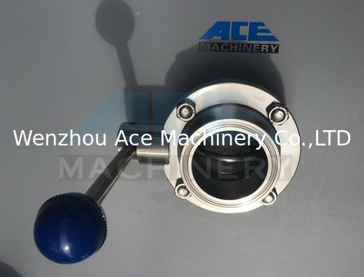 Stainless Steel Food Grade Manual Welded Butterfly Valve (ACE-DF-1A) supplier