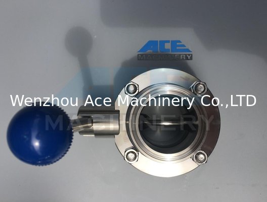 Stainless Steel Manual Welded/Threaded Butterfly Valve (ACE-DF-4D) supplier