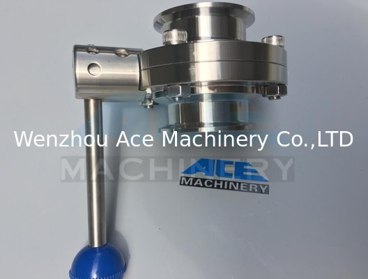 Stainless Steel Food Grade Manual Welded Butterfly Valve (ACE-DF-1A) supplier