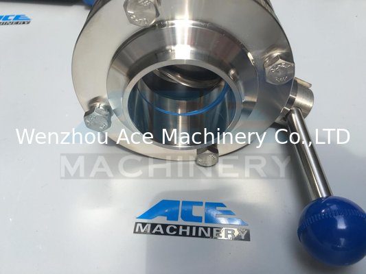 Stainless Steel Food Grade Manual Welded Butterfly Valve (ACE-DF-1A) supplier