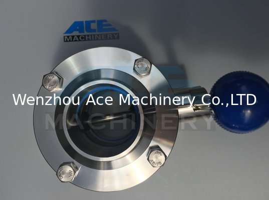 Stainless Steel Food Grade Manual Welded Butterfly Valve (ACE-DF-1A) supplier