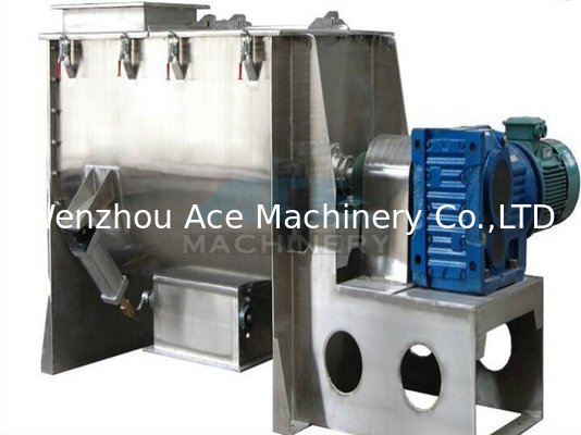 Milk Powder Ribbon Mixer Machine & Liquid Powder Mixing Equipment &  Food Blender supplier