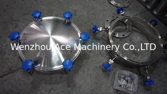 Sanitary Stainless Steel Tanks Without Pressure Square Manway/Manhole Cover supplier