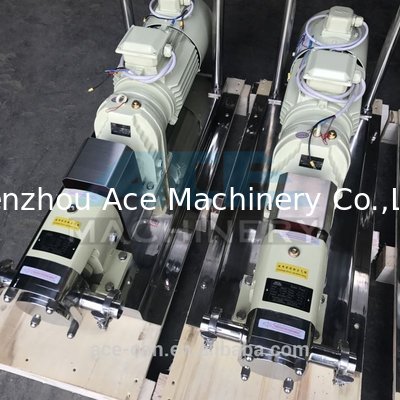 Sanitary Stainless Steel Heat Retaining Rotary Horizontal LobePump Rotary Lobe Pump for Washing Liquid supplier