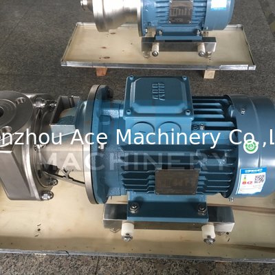 Stainless Steel Sanitary Negative pressure Pump and self-priming Pump with ABB motor 380V 50HZ 1.5KW supplier