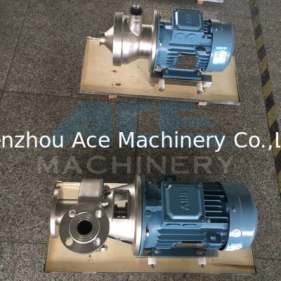 Stainless Steel Sanitary Negative pressure Pump and self-priming Pump with ABB motor 380V 50HZ 1.5KW supplier