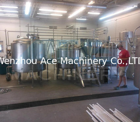 Conical Stainless Steel Beer Fermenting System For Yellow Beer Used Fermentation Equipment supplier
