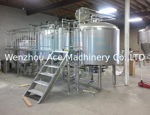 Conical Stainless Steel Beer Fermenting System For Yellow Beer Used Fermentation Equipment supplier