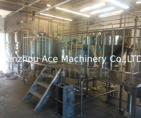 Conical Stainless Steel Beer Fermenting System For Yellow Beer Used Fermentation Equipment supplier