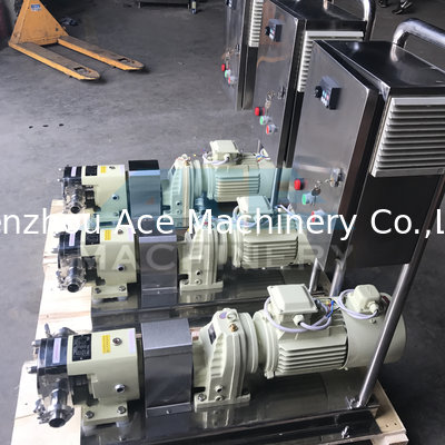 Sanitary Stainless Steel Heat Retaining Rotary Horizontal LobePump Rotary Lobe Pump for Washing Liquid supplier