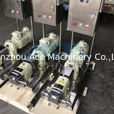 Stainless Steel Rotor Pump For Transfering High Viscous Liquid Food Pump  Sanitary Lobe Pump supplier