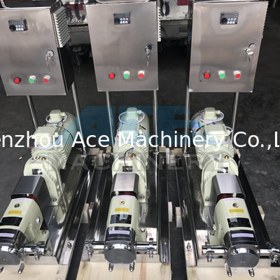 Stainless Steel Rotor Pump For Transfering High Viscous Liquid Food Pump  Sanitary Lobe Pump supplier